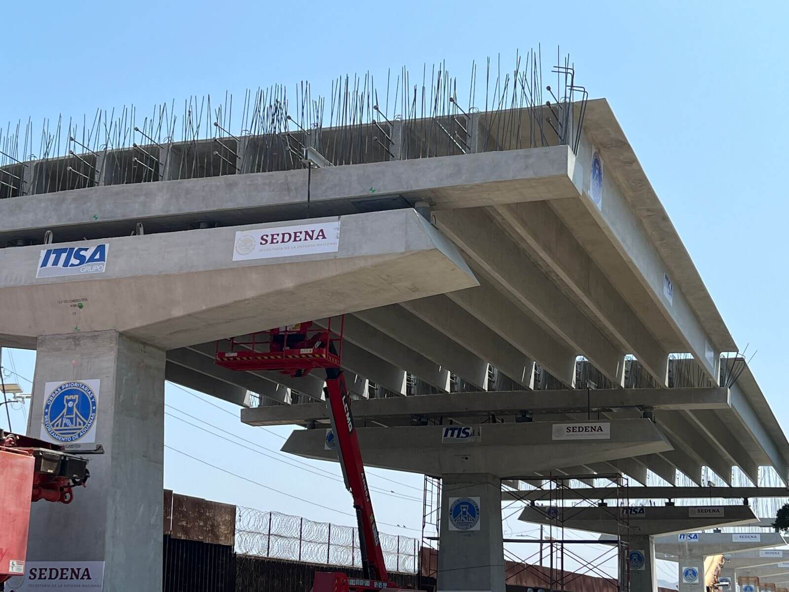 Elevated Viaduct Connecting Key Points: Tijuana International Airport ...